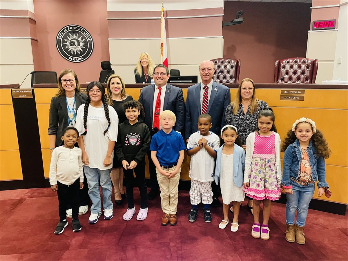 Utility Systems hosts “Drop Savers” poster contest | City of Port St ...