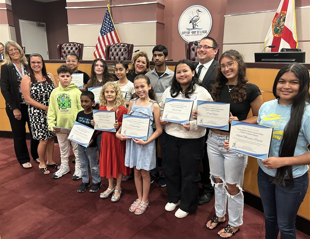 Drop Savers poster contest winners announced | City of Port St. Lucie, FL